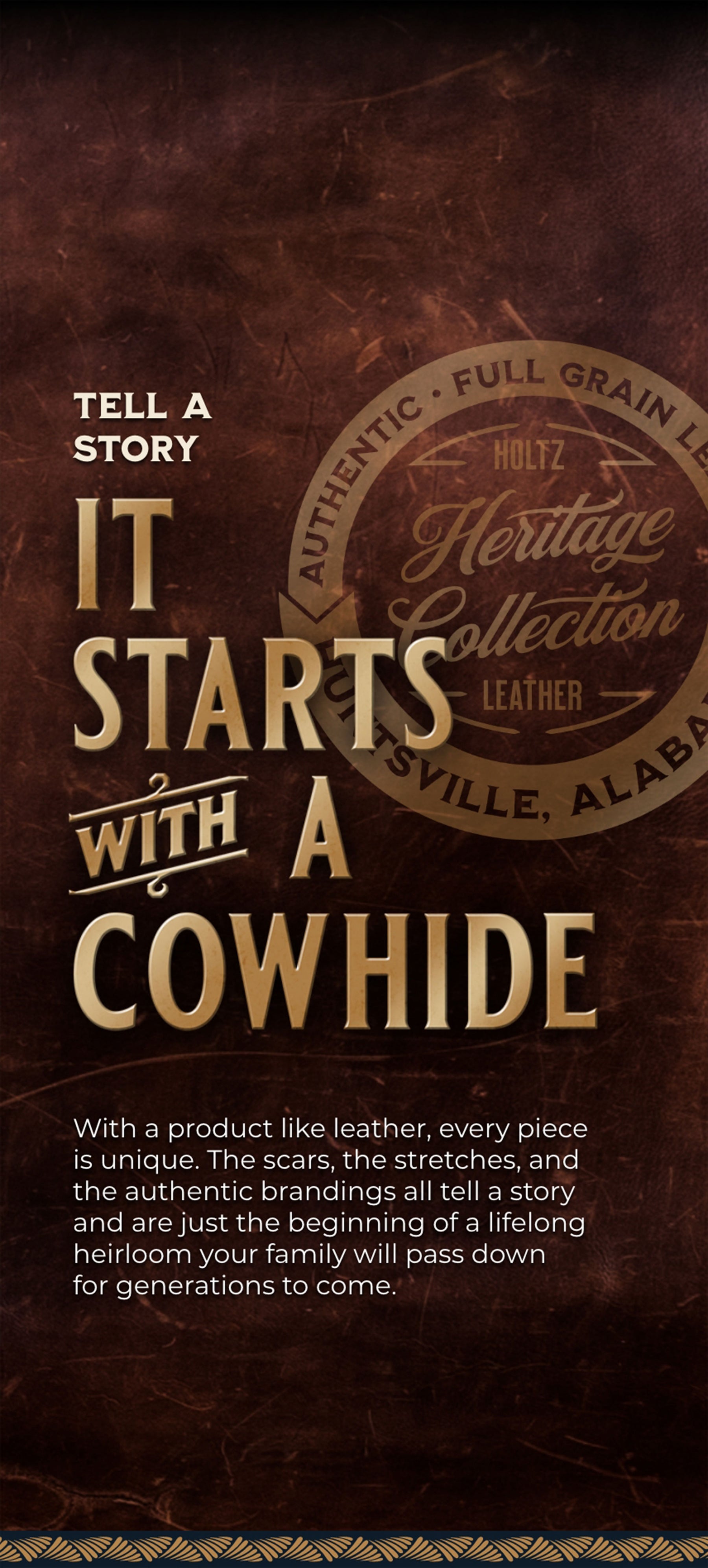 Our Leather - Holtz Leather