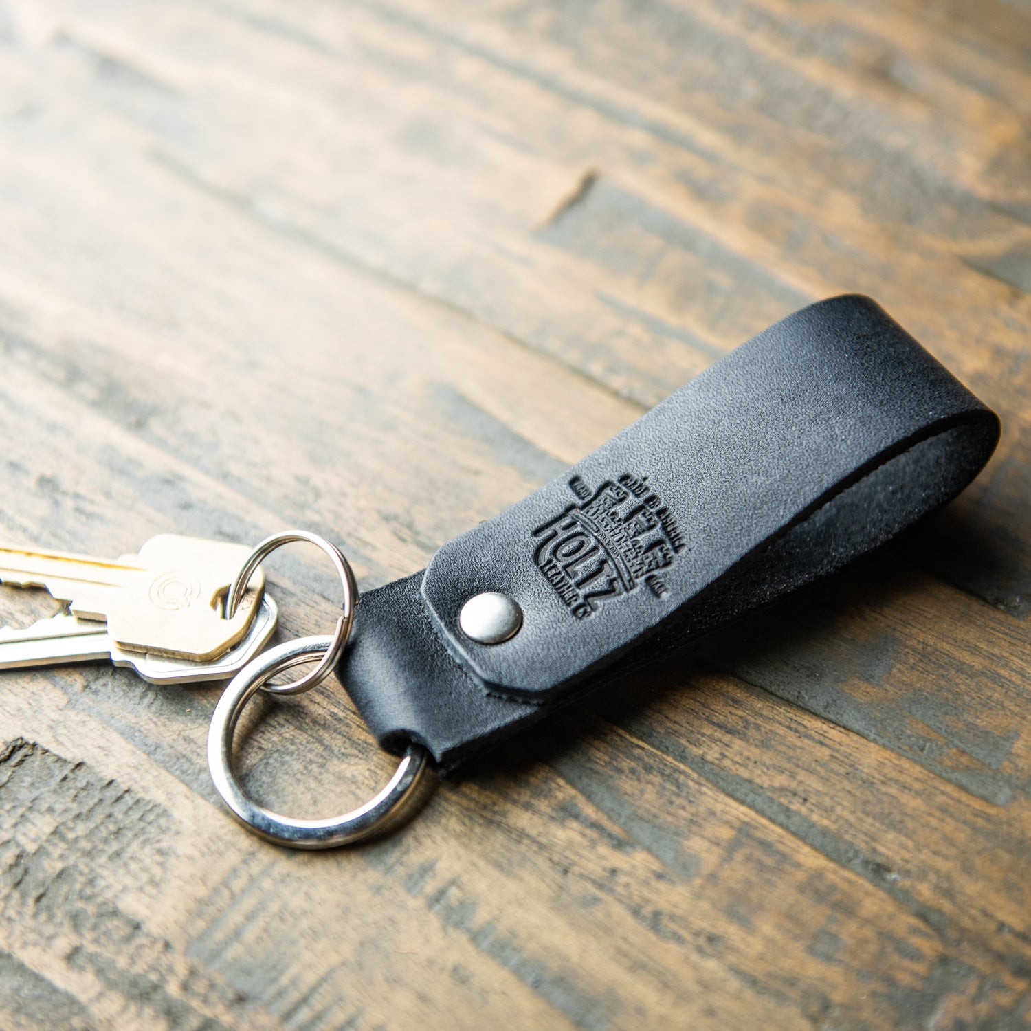Personalized Fine Leather keychain Key Chain Key ring - The Tucker ...